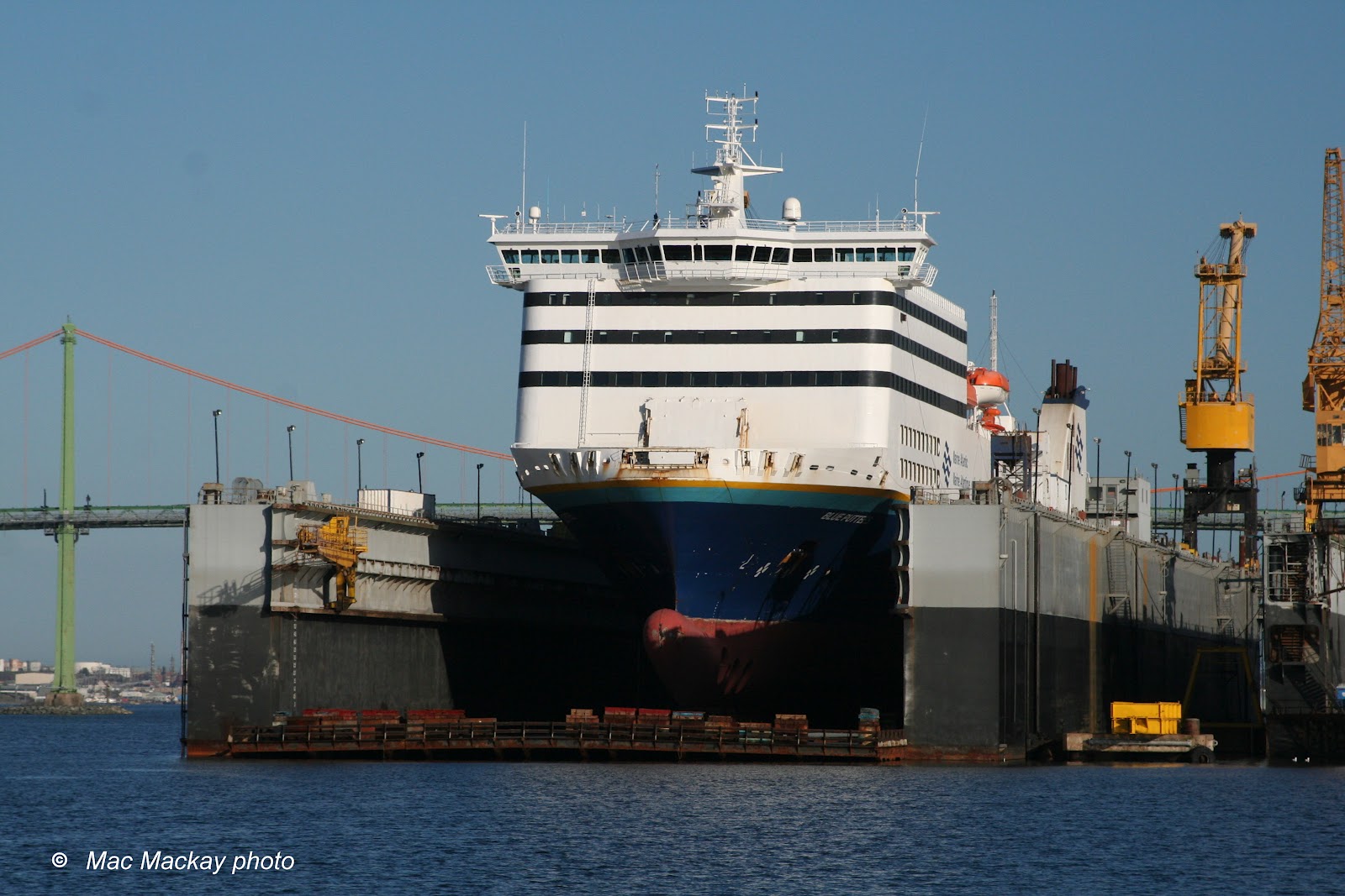 Shipfax: Blue Puttees in the drydock