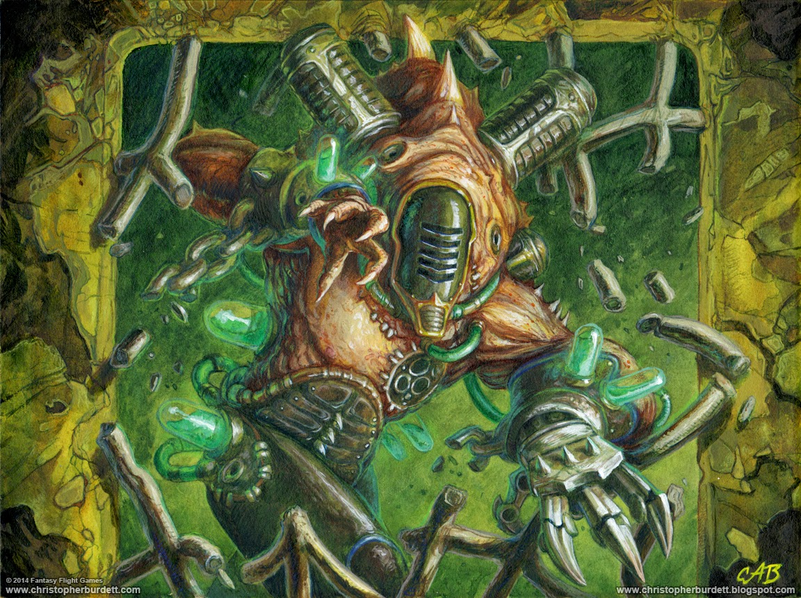 Grotesque, by Christopher Burdett | Gallery artwork, Artwork, Dark eldar