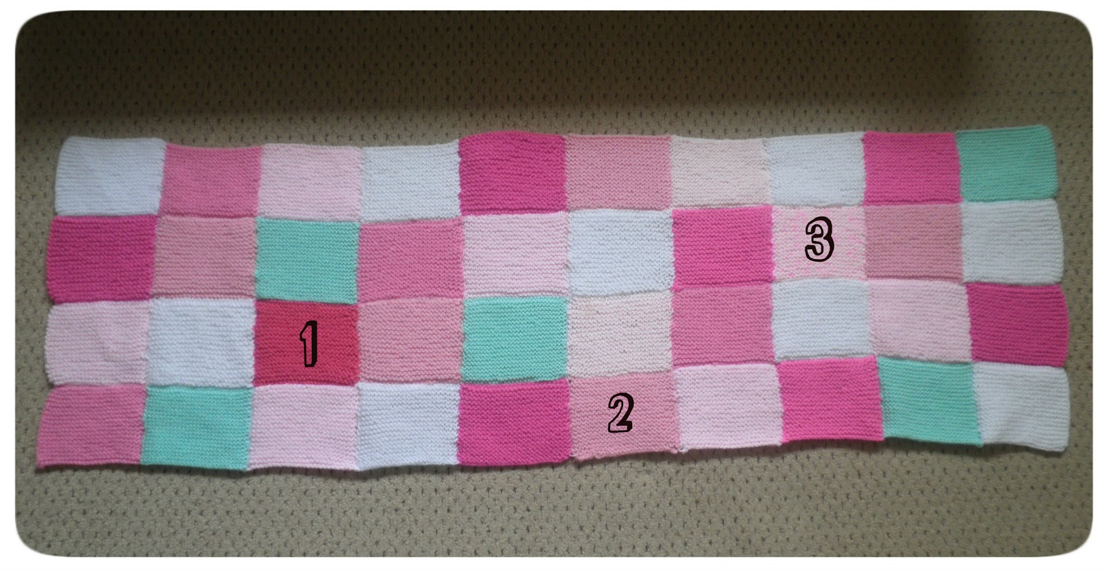 The Chimney Pot: My second Knitted Patchwork Blanket ~ Part 1