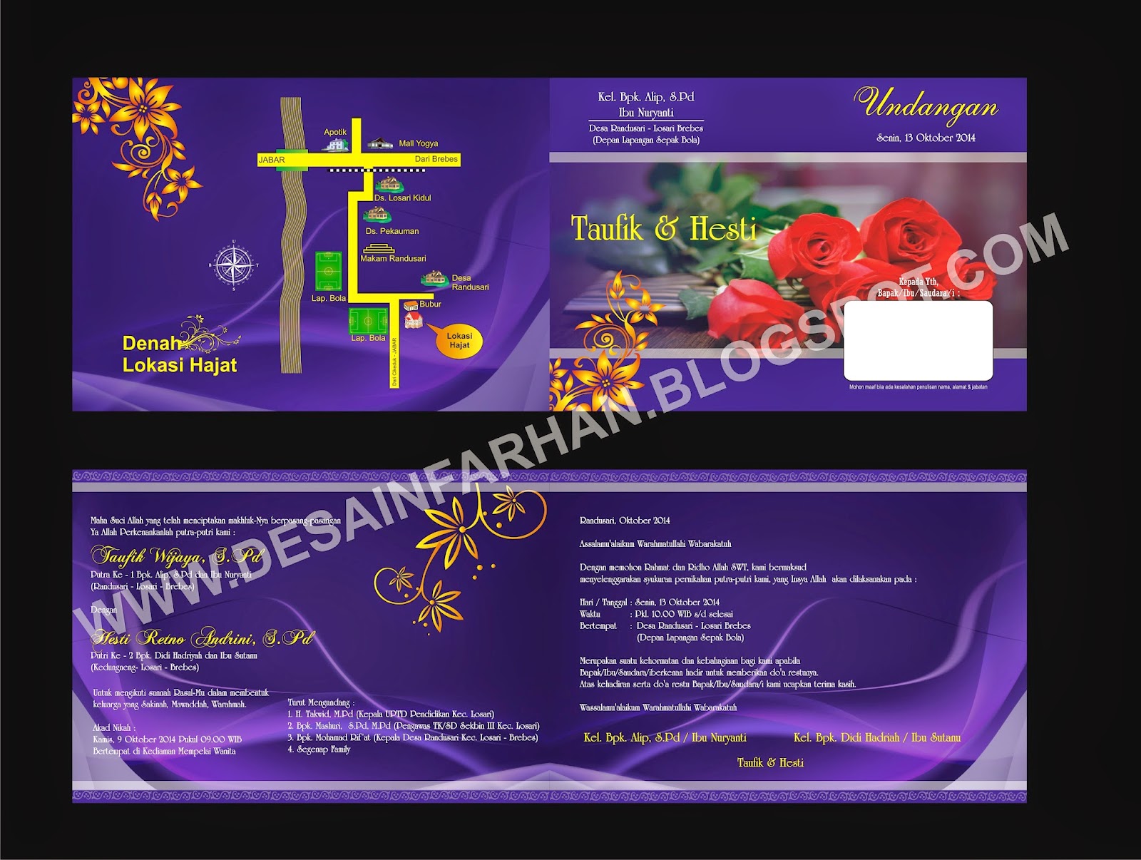 UNDANGAN FULL COLOUR