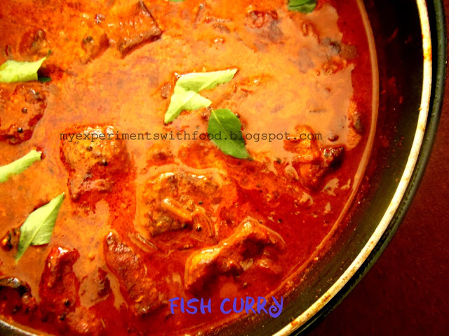 My Experiments With Food: Kerala Fish Curry In Coconut Milk/ Nadan Meen ...
