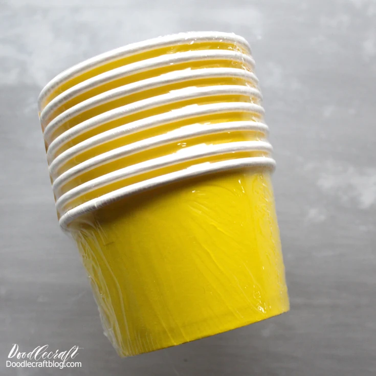 LEGO Paper Cup Faces Party Favors