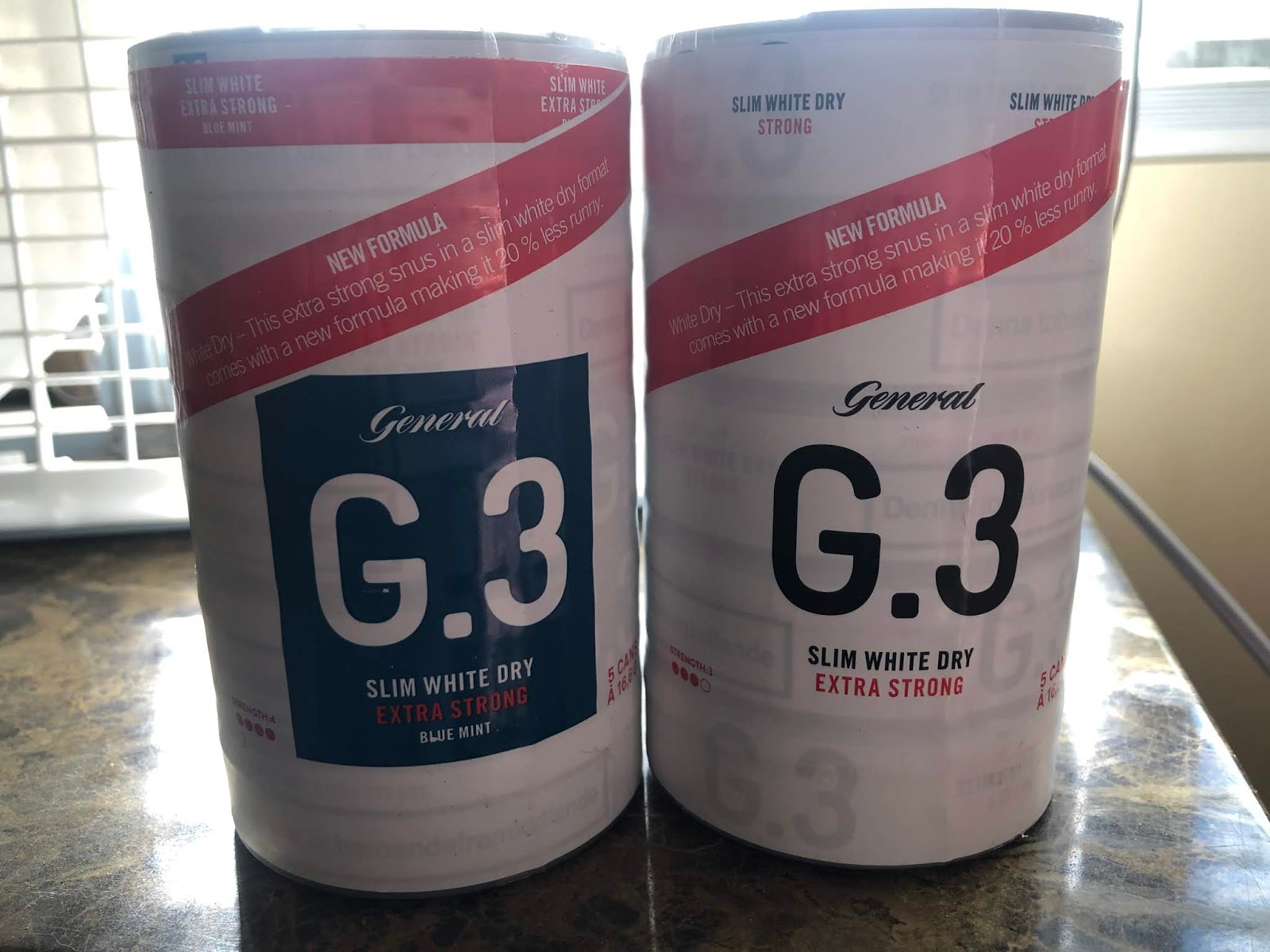 G.3 Blue Mint Extra Strong (Slim White Dry) - Review. 30 June 2019.