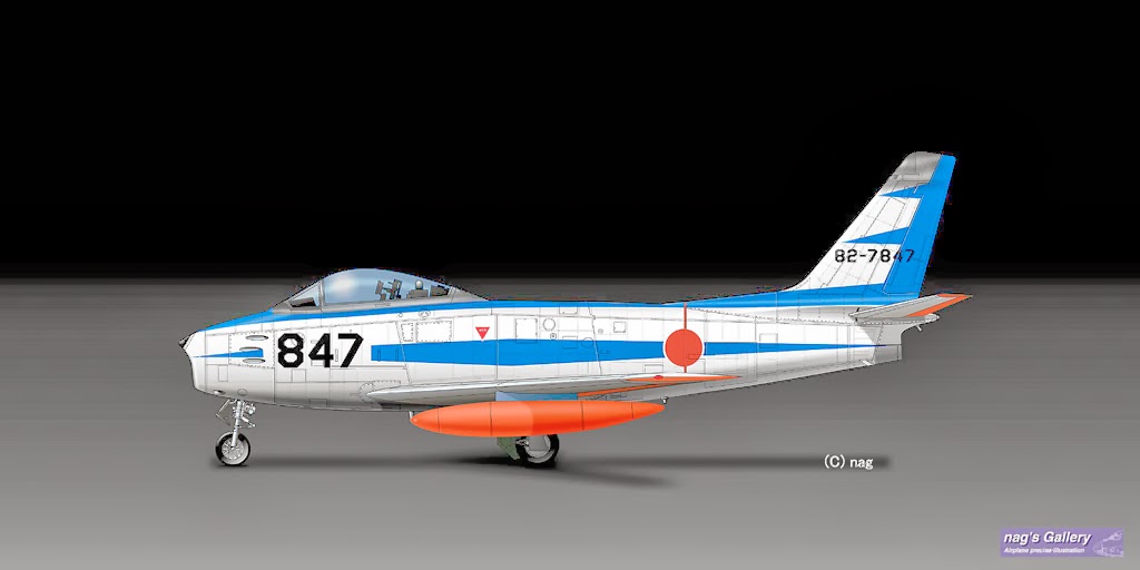 A.C.M.E. Cuyo: Sabre F-86F-40 JASDF Blue Impulse Acrobatic Team
