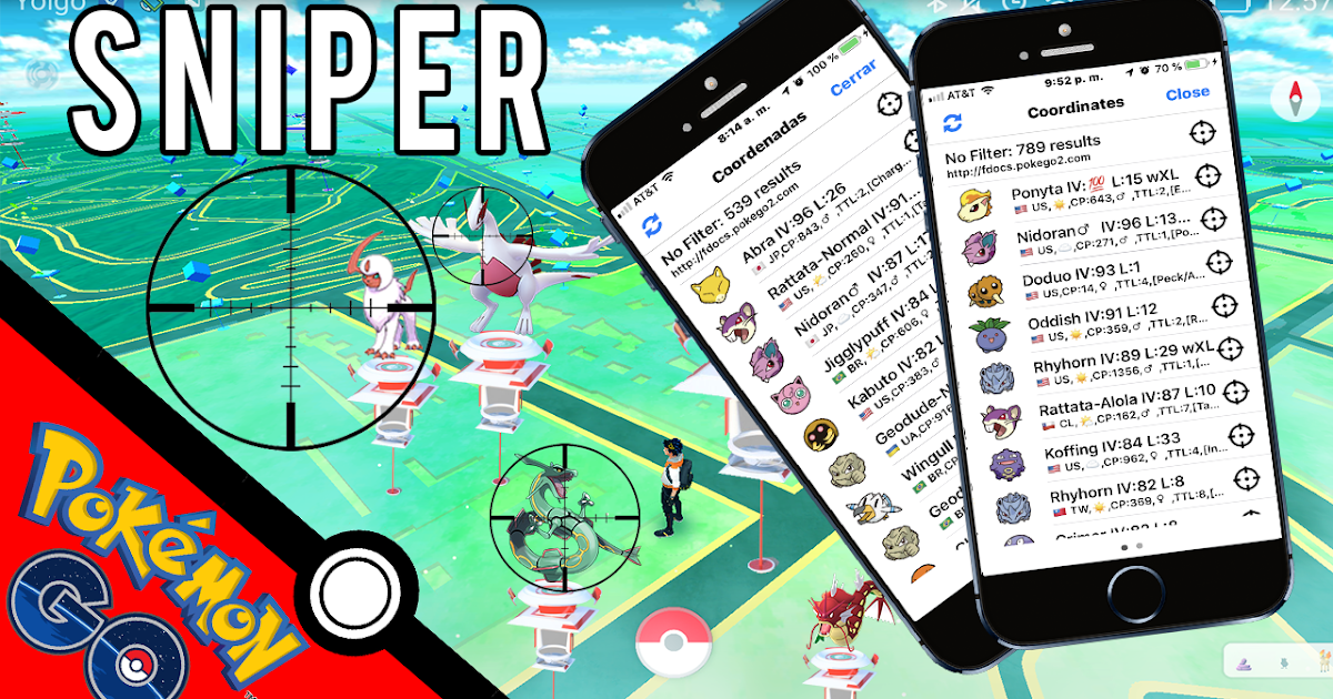 by NOSKA: Como funciona el Sniper de PokeGO ++ en Pokemon GO | Nuevo ...