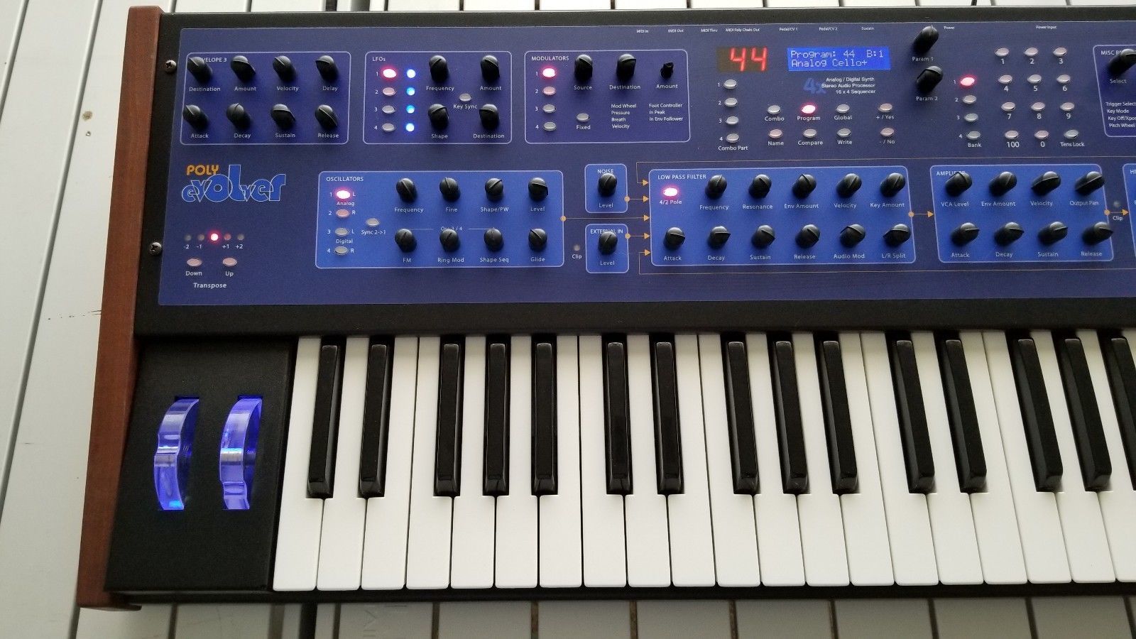 MATRIXSYNTH: Dave Smith Poly Evolver Keyboard Synthesizer - Upgraded Pots Edition