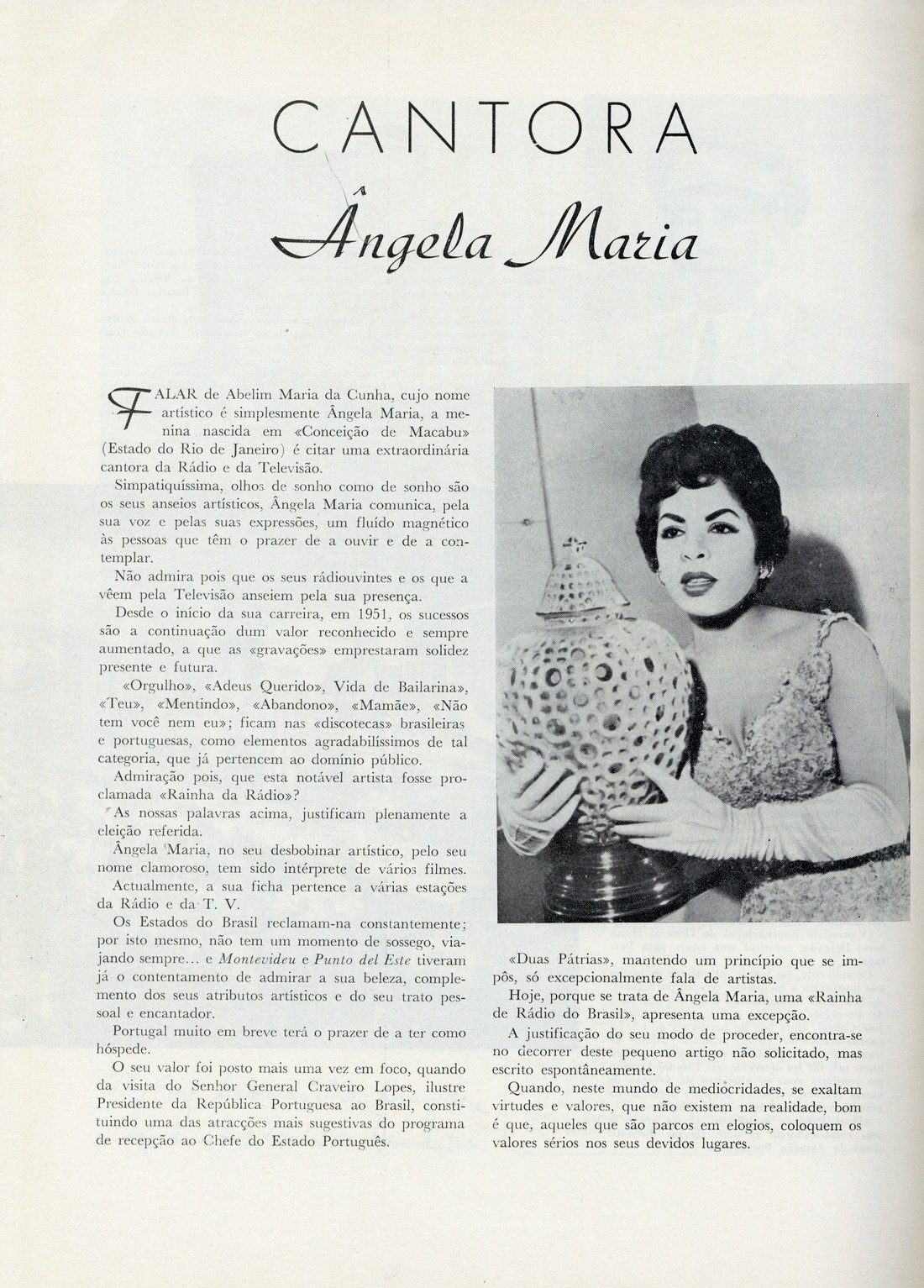 FABULÁSTICAS,: ÂNGELA MARIA