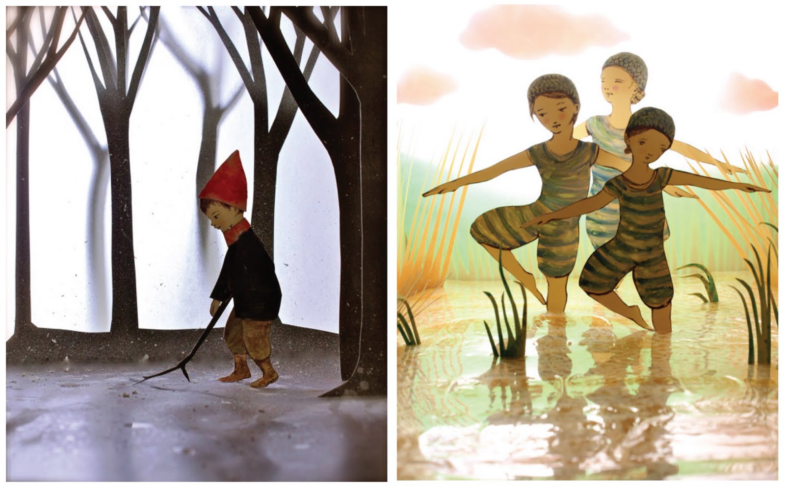 lulu*stellar: artist : elly mackay | paper theater prints