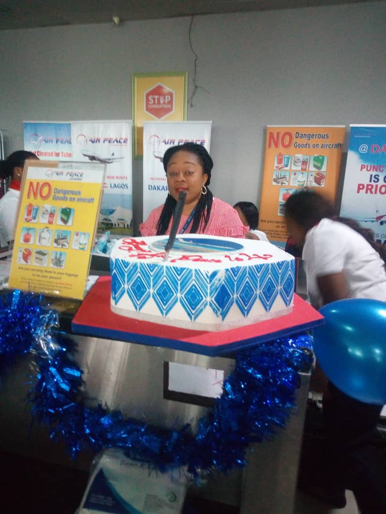 Rain of goodwill as Catholic Archbishop, dignitaries cut Air Peace 4th ...