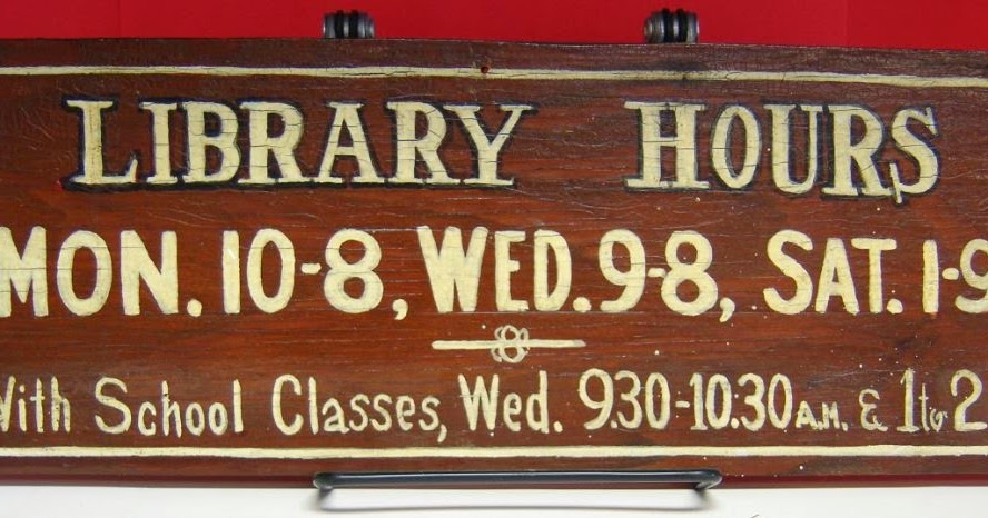 Heath Free Public Library: Olden Days