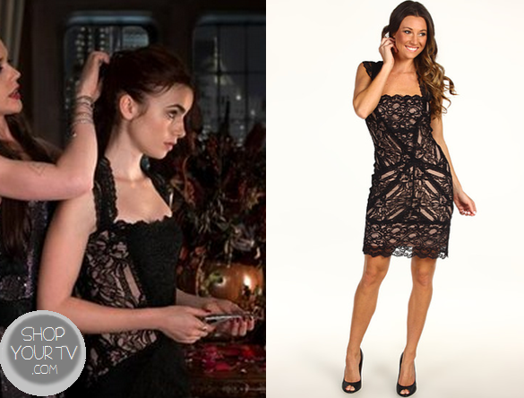 The Mortal Instruments: City Of Bone's Clary's Black Lace Dress | Shop ...