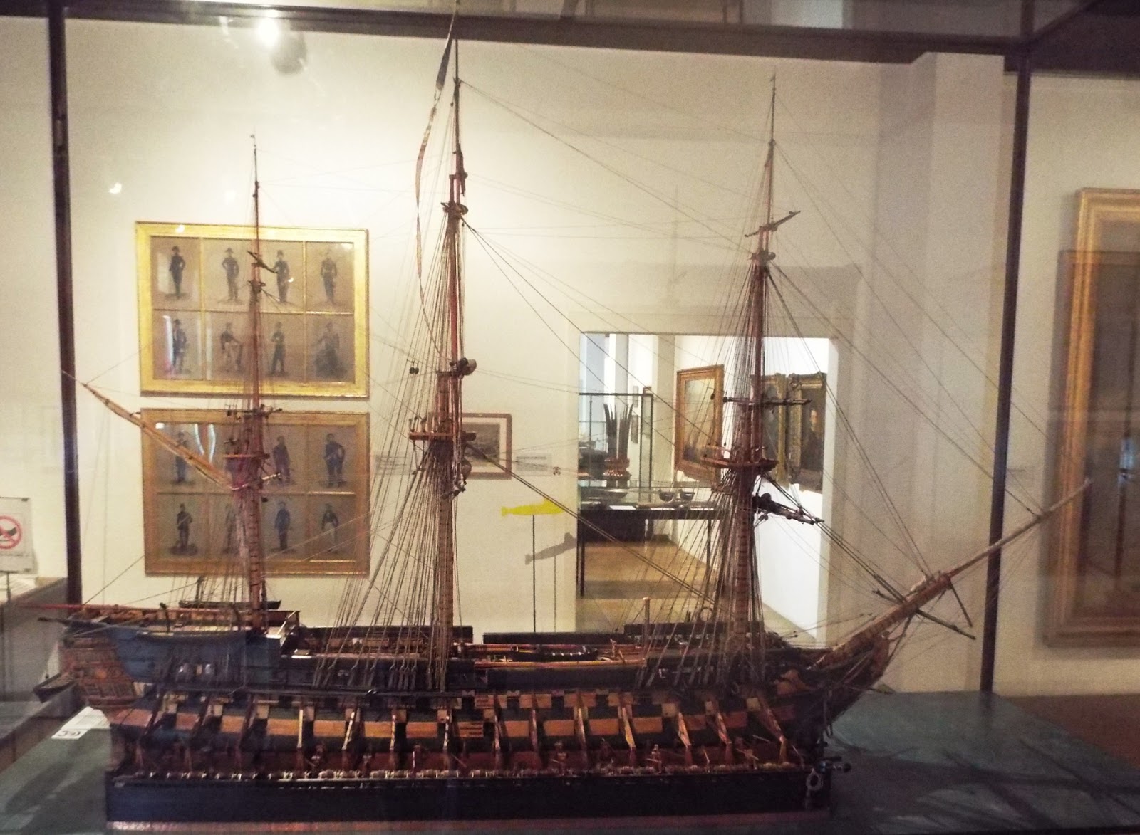 Wargaming Miscellany: The Toulon Naval Museum: Sailing ship models