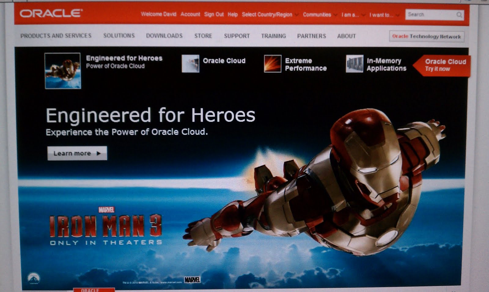 Skeeter's Universe: Oracle vs. Iron Man 3