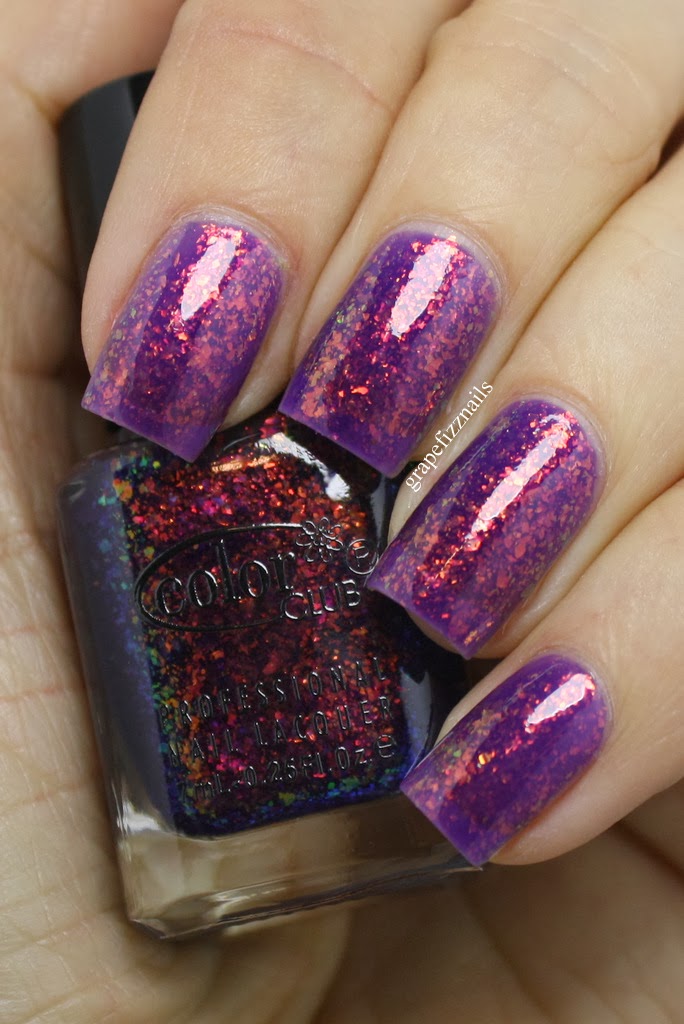 Grape Fizz Nails: January 2014