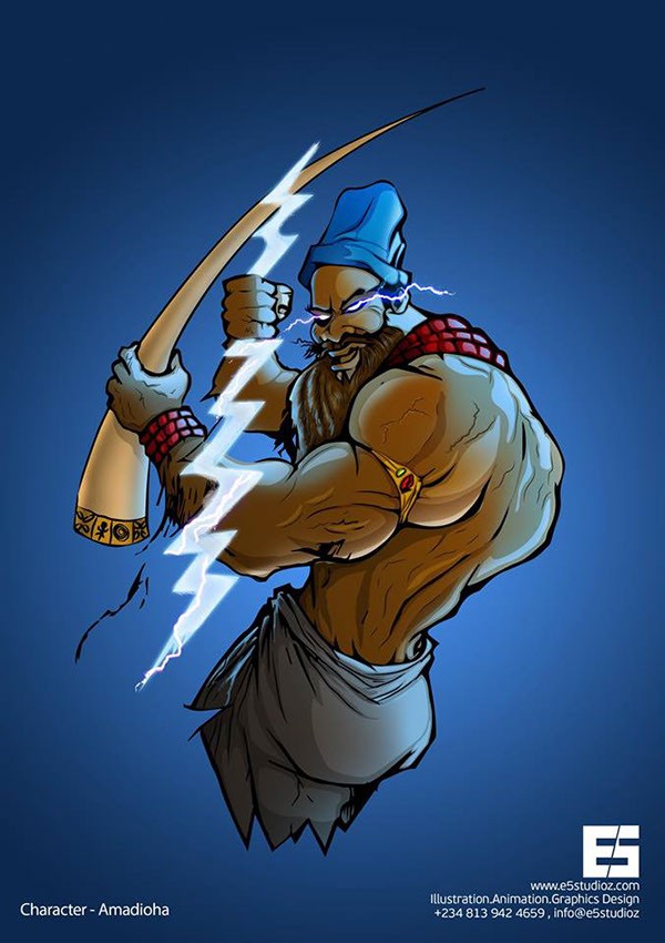 DEJEMOS QUE CORRA EL AIRE: AMADIOHA : DIOS DE LAS TORMENTAS ELÉCTRICAS