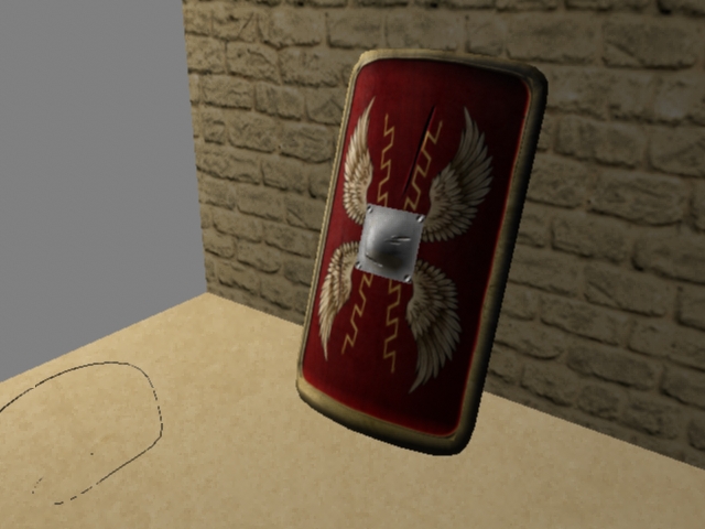 Art Of Wesley Hollingsworth: Roman Shield (Project Ludus)