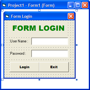 Membuat Form Login Sederhana Di VB.Net