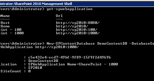 SharePoint PitStop: How to create an additional content database for a ...