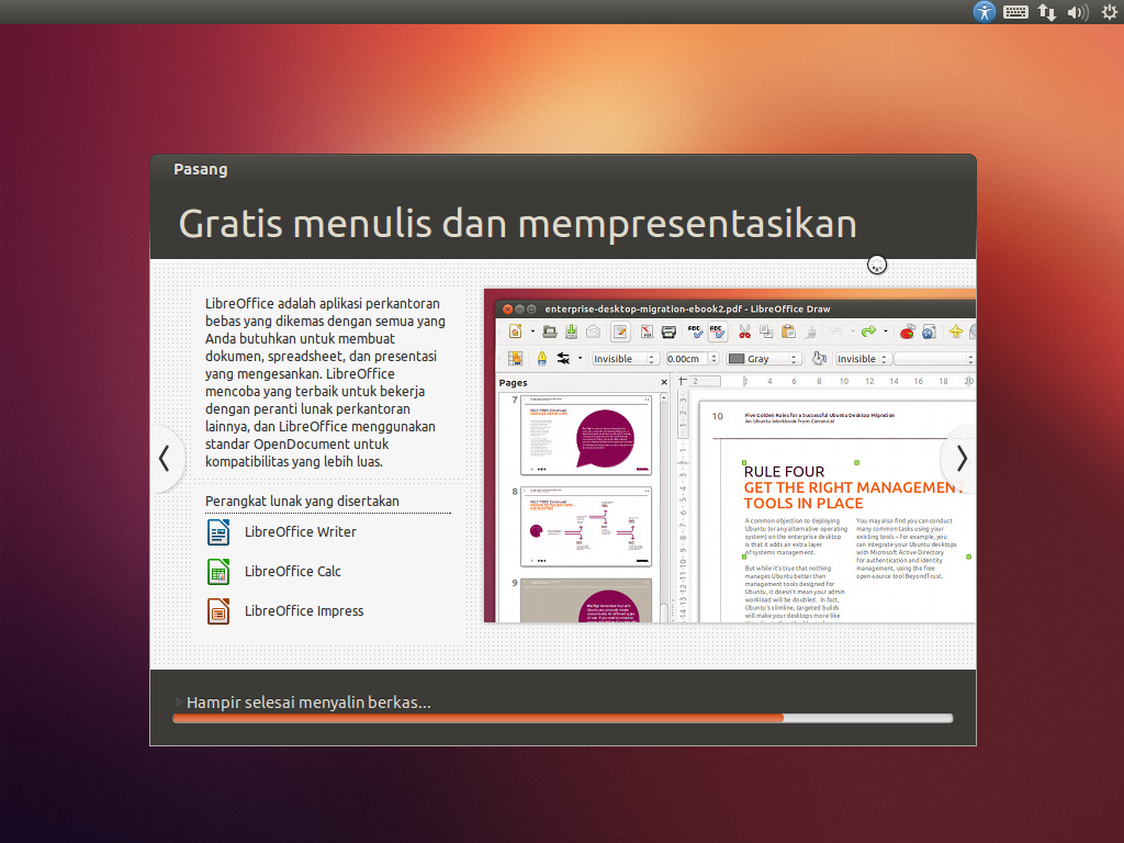 Virtualisasi Ubuntu Desktop pada Virtual Box versi 4.3.26