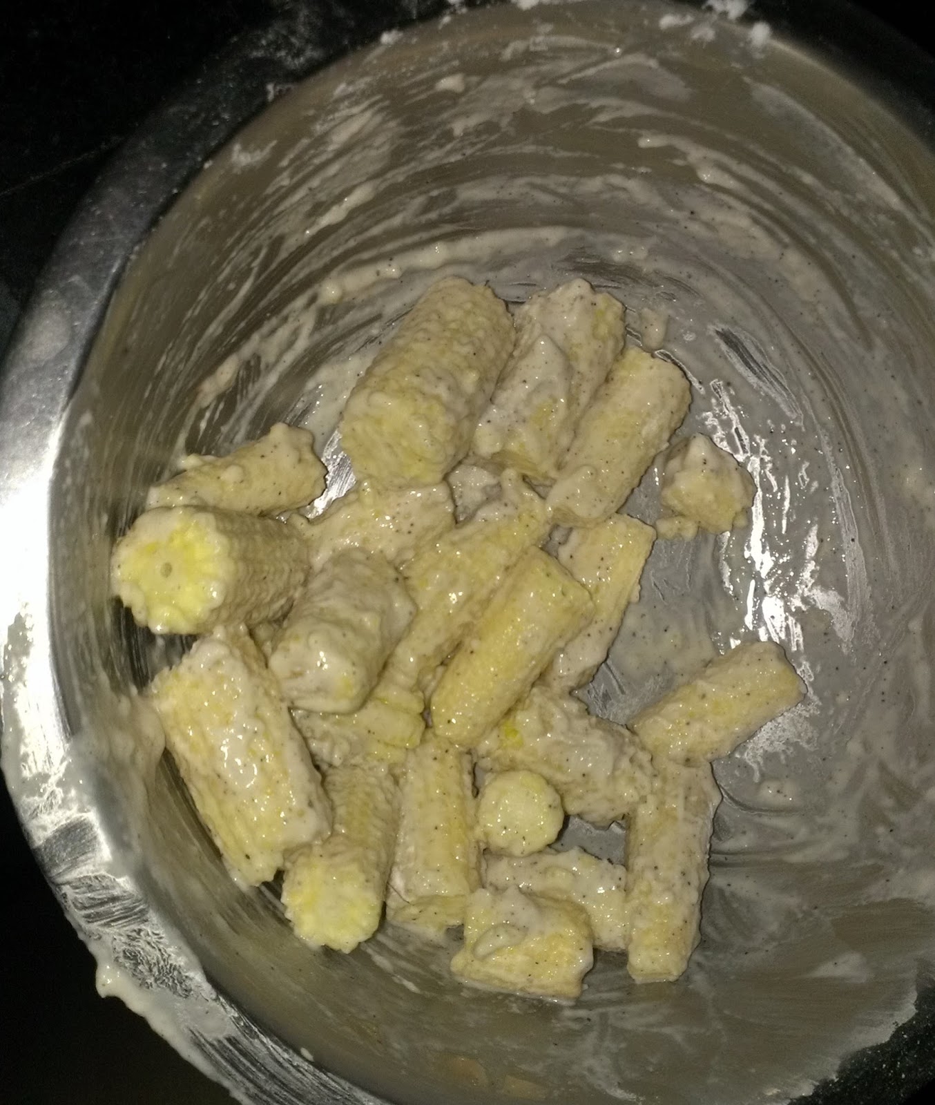 Veggiesome: Golden fried baby corn