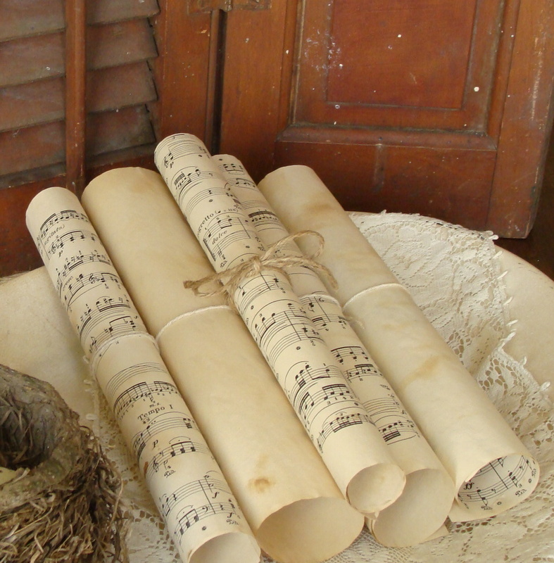The Decorating Diaries: Aged Paper Projects