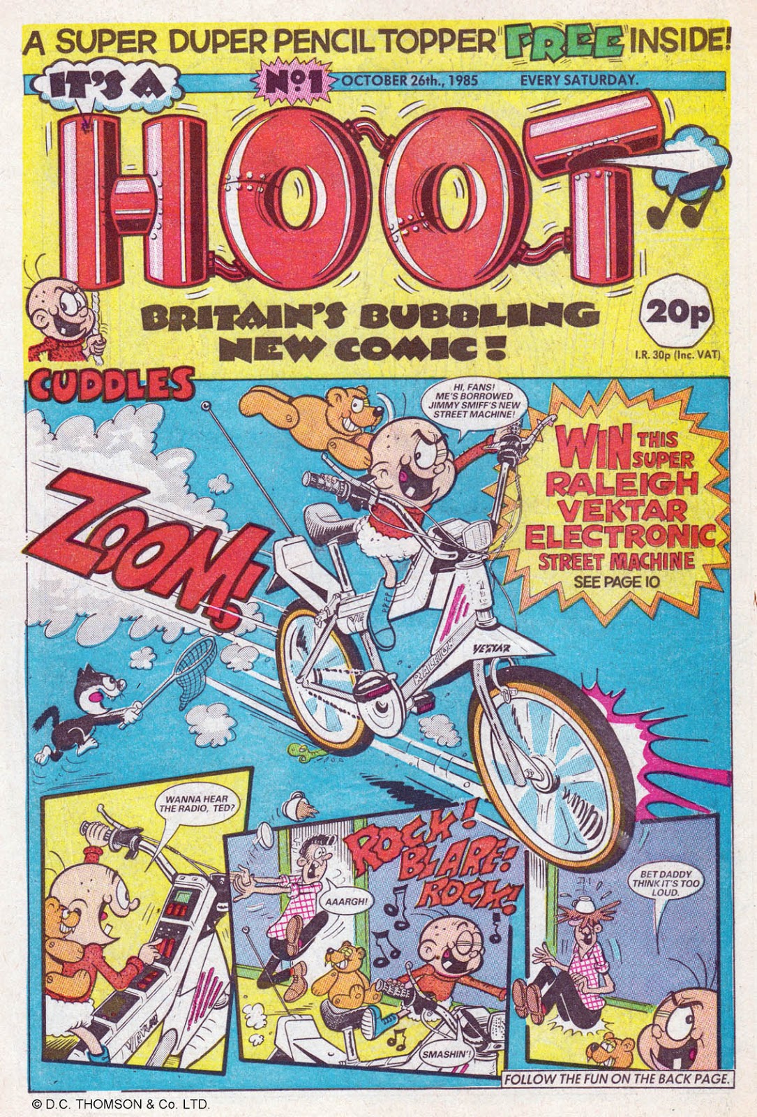BLIMEY! The Blog of British Comics: It was a HOOT (1985)