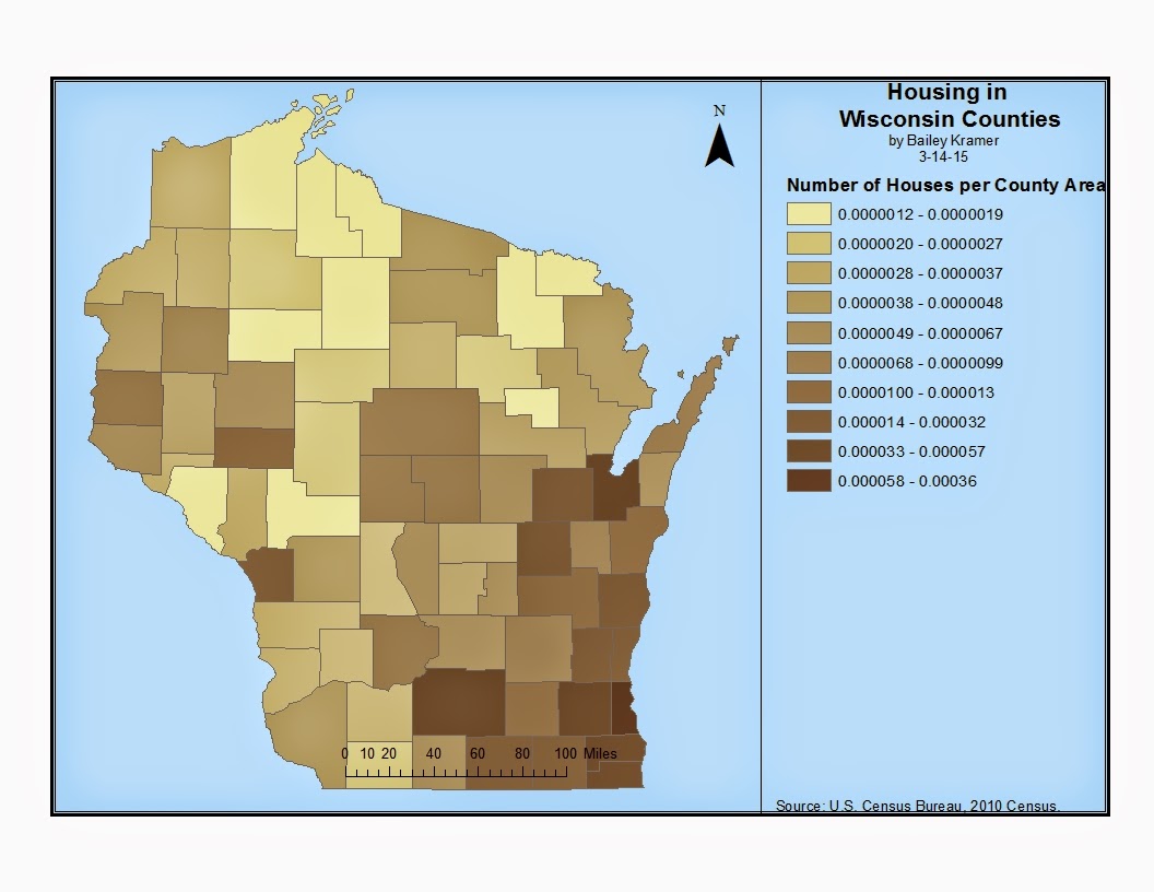 UW-Eau Claire GIS 1 Work: Downloading and Mapping GIS Data
