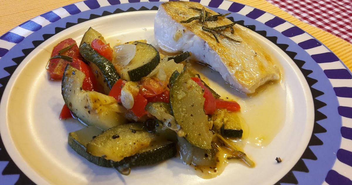 Zanderfilet mit mediterranem Gemüse
