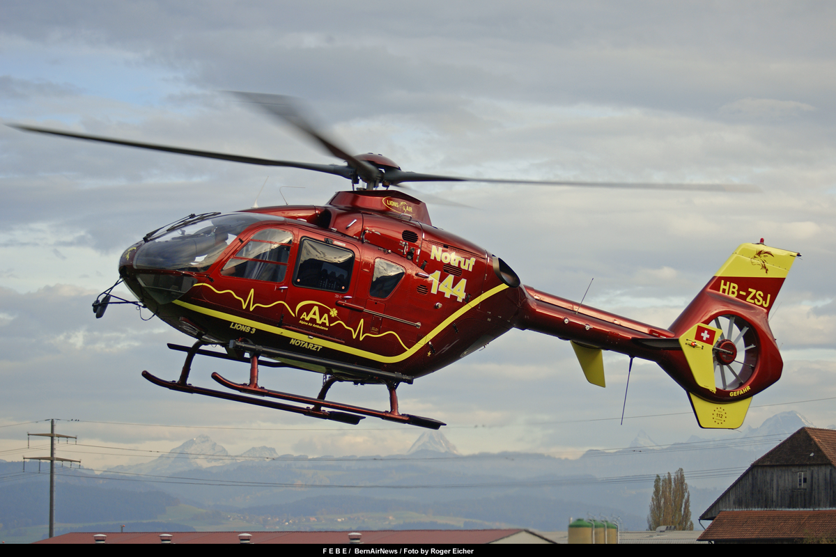 FEBE *** BernAirNews.ch ©: HB-ZSJ, Airbus Helicopters EC135P1, DEC16