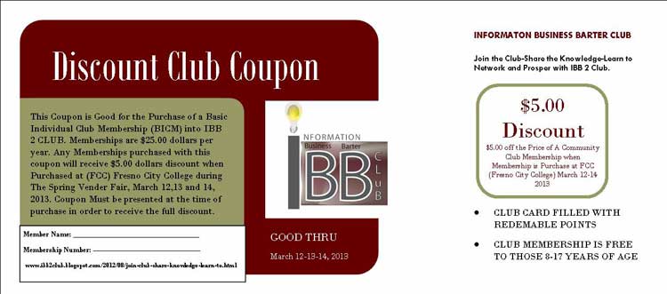 IBB CLUB: JOIN THE CLUB-SHARE THE KNOWLEDGE-LEARN TO NETWORK AND PROSPER