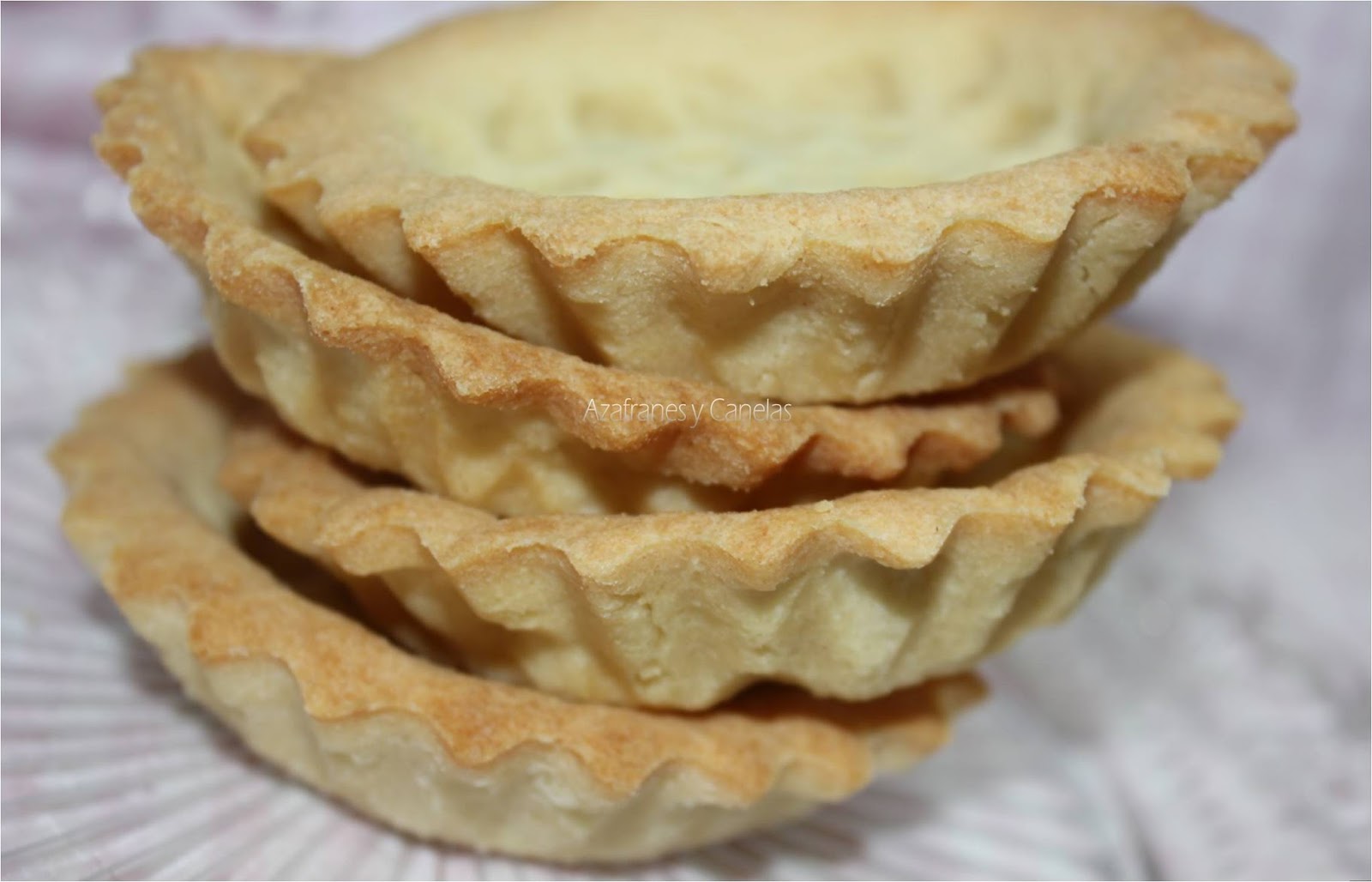 masa quebrada - Azafranes y Canelas