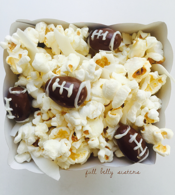 Coconut Chocolate Almond Football Snack Mix