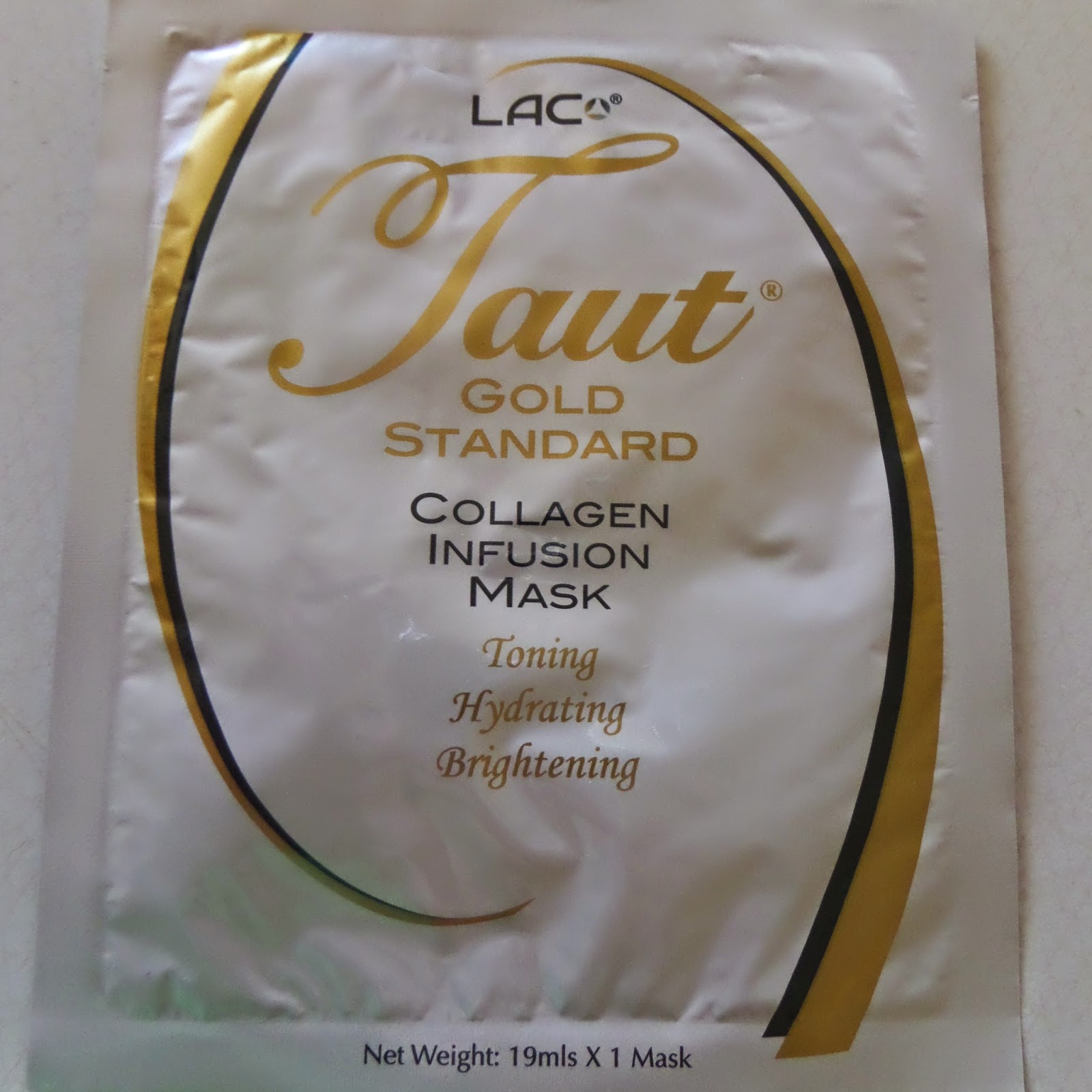 gothickornchic: LAC Taut Premium Collagen Mask #Review