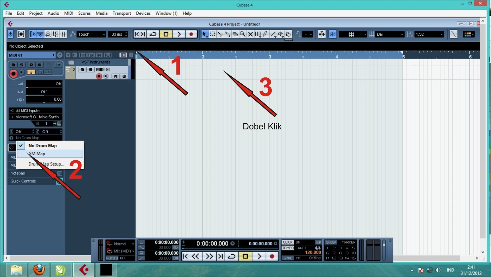 MEMBUAT MIDI DRUMM MENGGUNAKAN NUENDO/CUBASE - Arsip Studio Recording