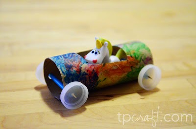 Toilet Paper Tube Cars | Munchkins and Mayhem