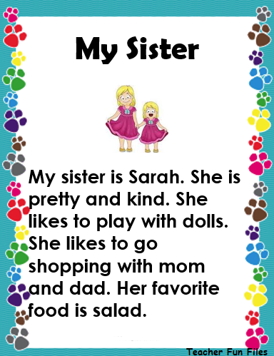 Teacher Fun Files: English Reading Passages with High Frequency Words