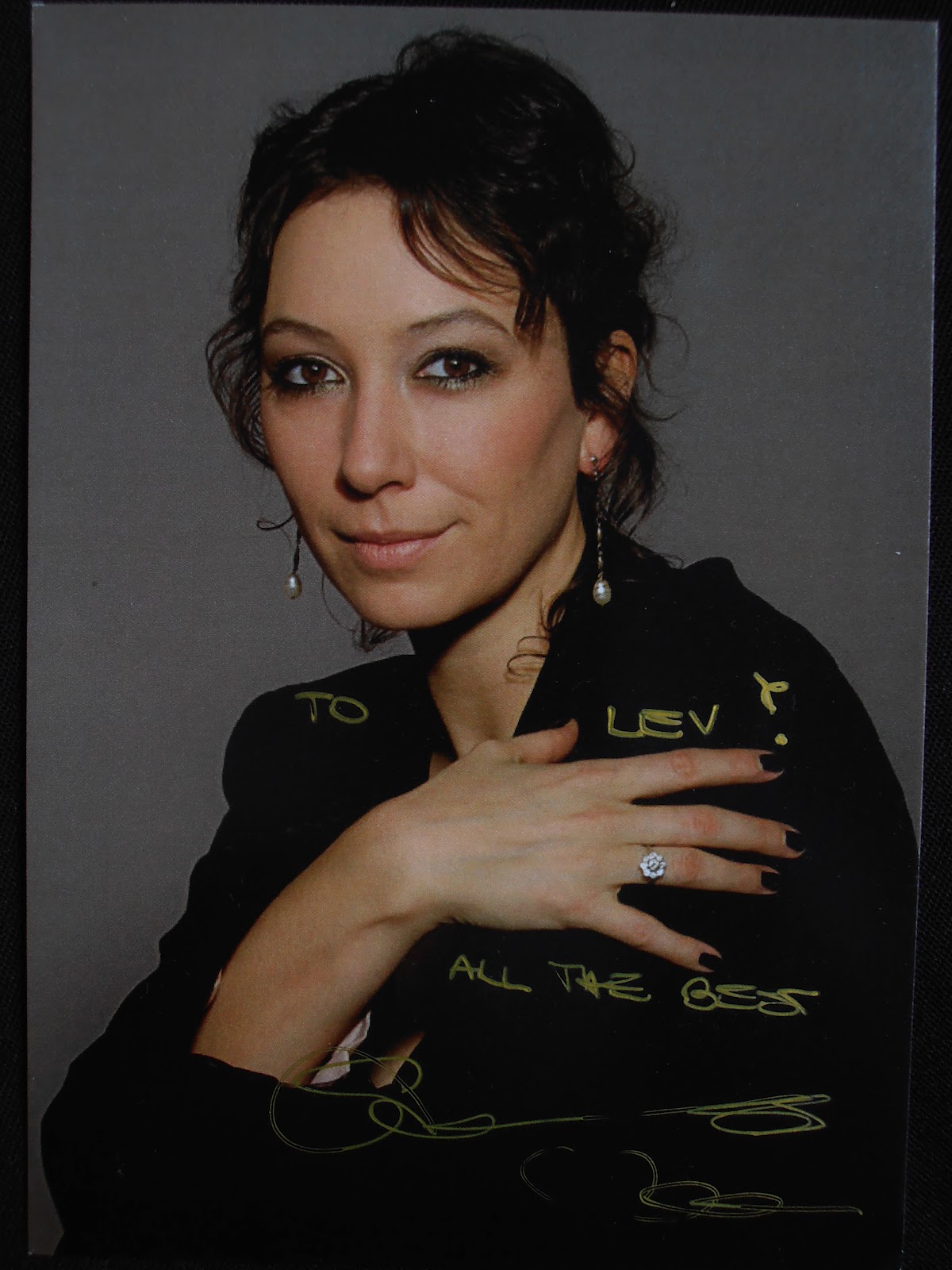 Autographs of celebrities from Leo: Ursula Strauss (born 25 April 1974 ...