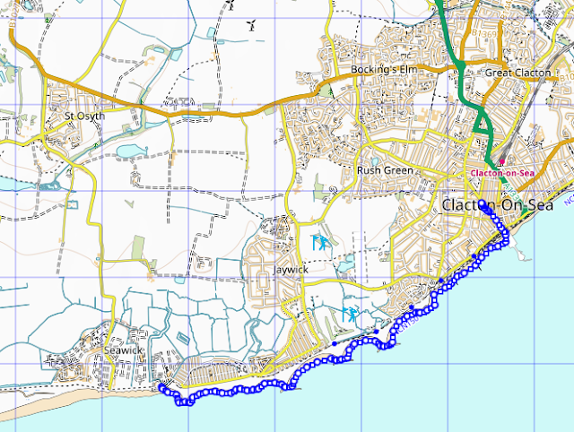My Adventures 3: Jaywick Sands to Clacton On Sea 25th April 2019