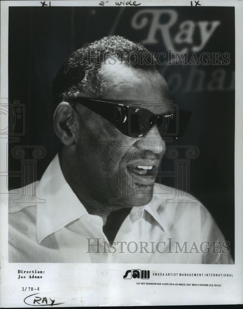 Ray Charles Video Museum: Ray Charles Is In Town - Chronology 1978