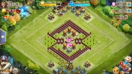Farmville - Burning Desire's Farm: Castle Clash Base Design - Town Hall 17