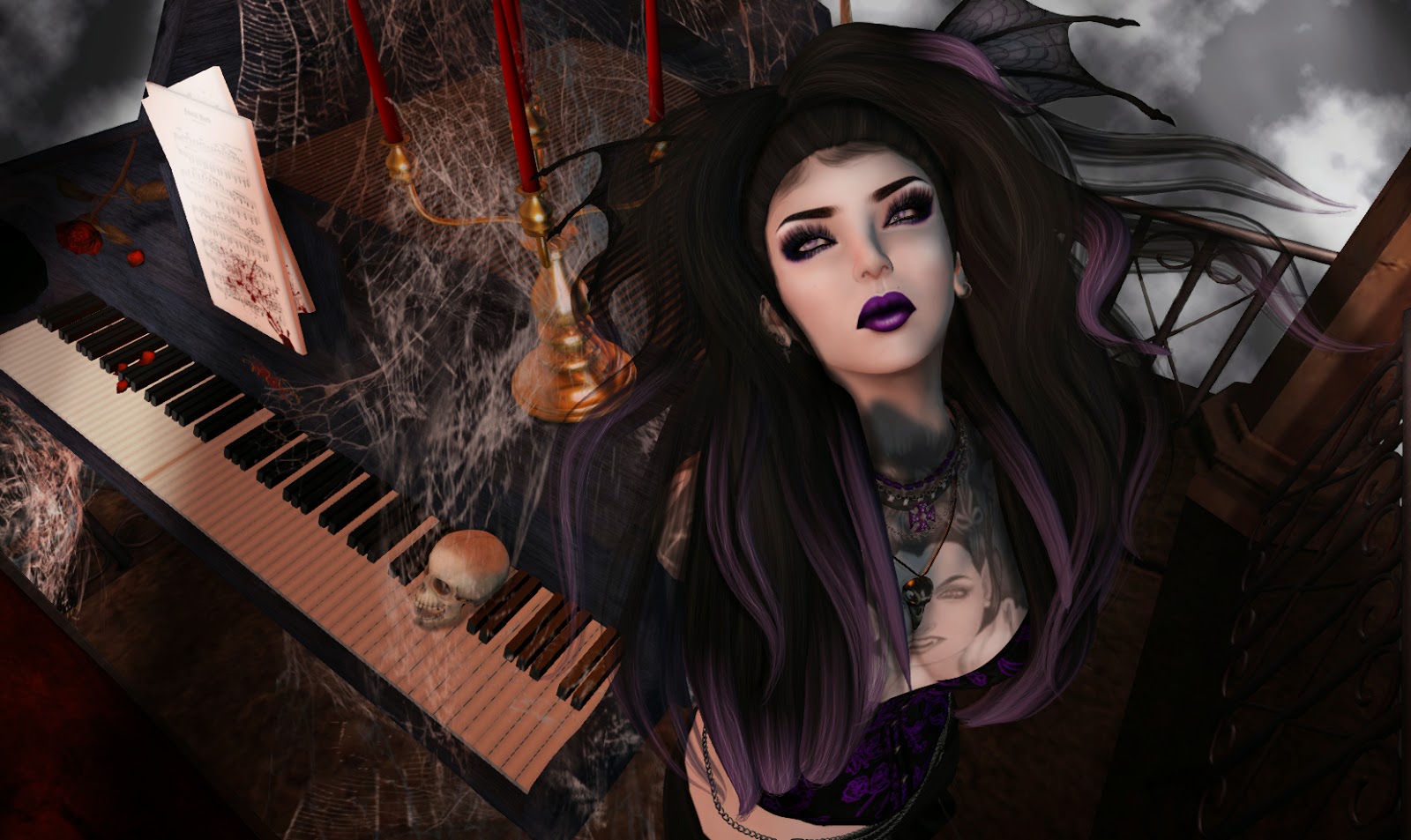 Gias World Violet Youre Turning Violet Violet {world Goth Fair}