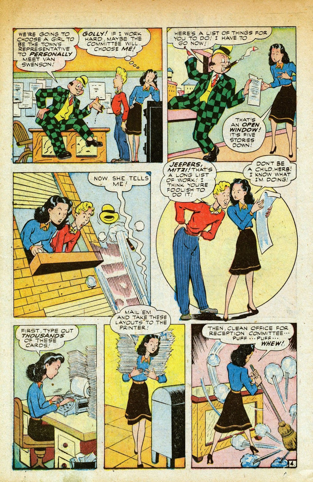 Four-Color Shadows: Mitzi-1947