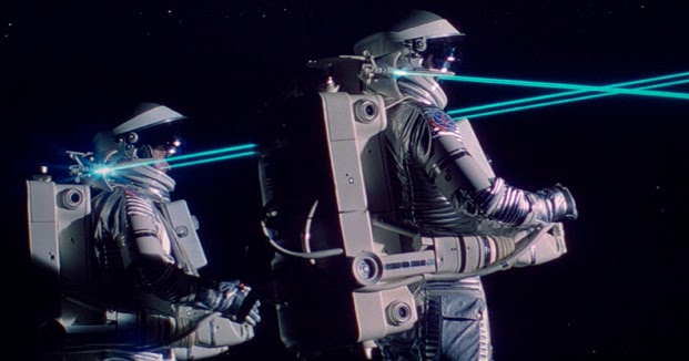 Say; Hello Spaceman: Moonraker (1979) Space battle