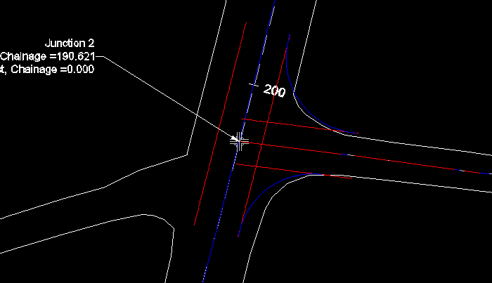 Thewizard creates offset and curb return alignments...