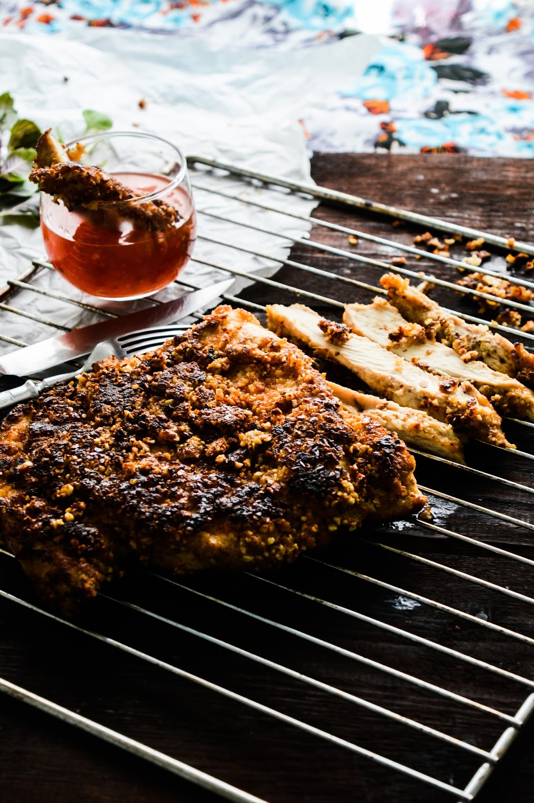 Kristian kokkab: Krõbe kalkuni rinnaliha mandlipaneeringus