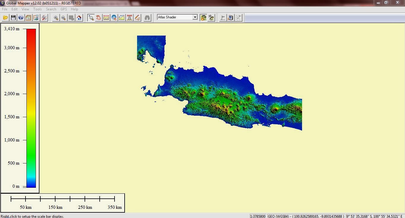Tutorial Cara Membuat Kontur Dengan Global Mapper | Tutorial Software ...