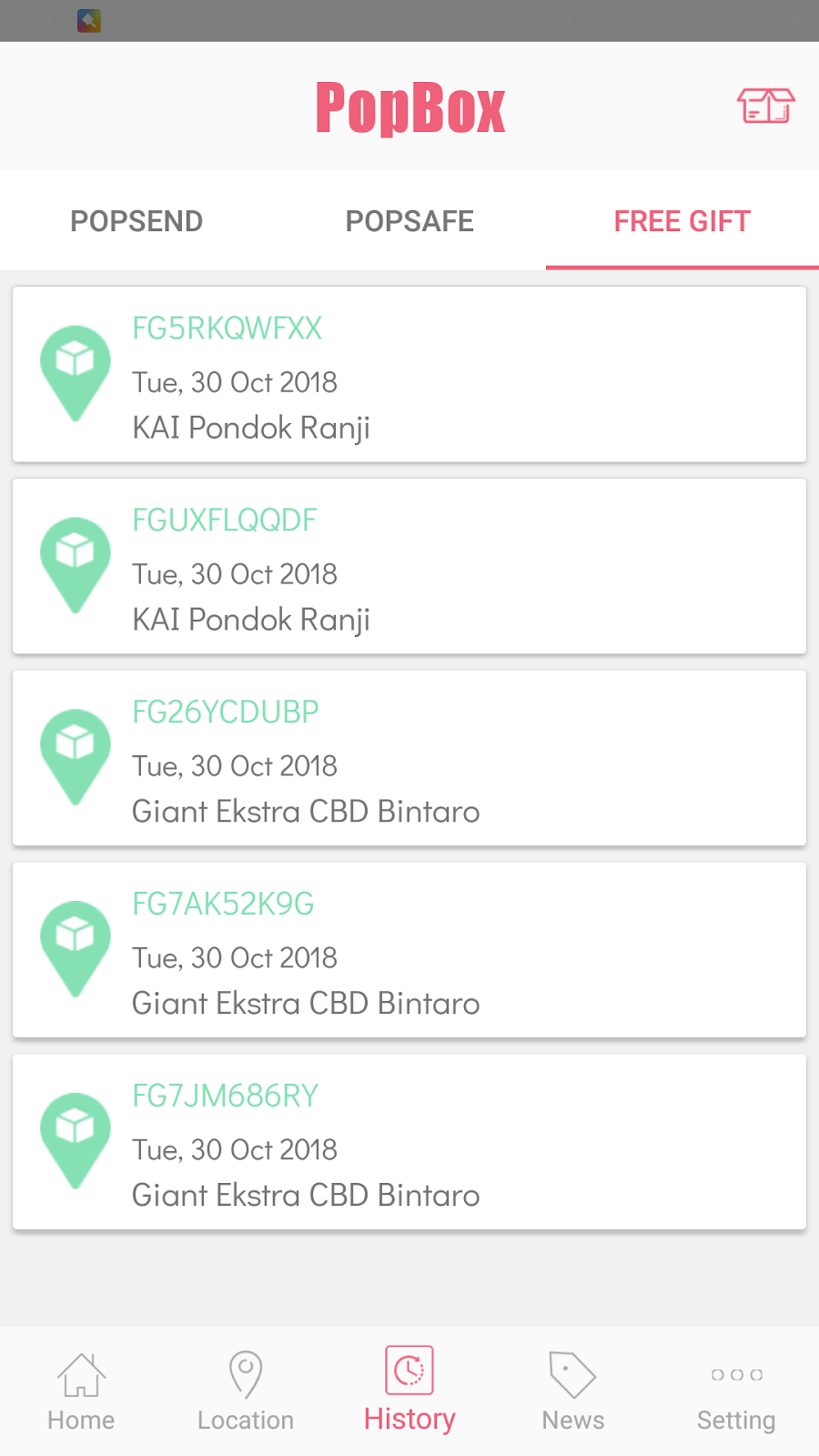 PopBox Loker alternatif pengiriman barang mudah | Diary AdindaRara