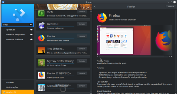 Firefox disponível por Snap para GNU/Linux