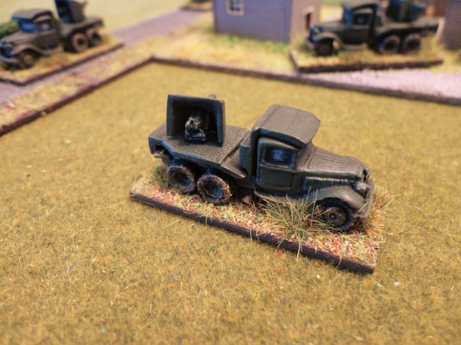 10/ 12mm WW2 and 6mm Napoleonic gaming: Russian SU-12 75mm SPG