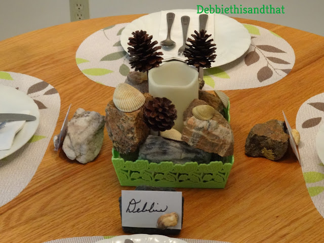 Debbie Styles Life: Summer Tablescape Using Natural Elements and Blog Tour